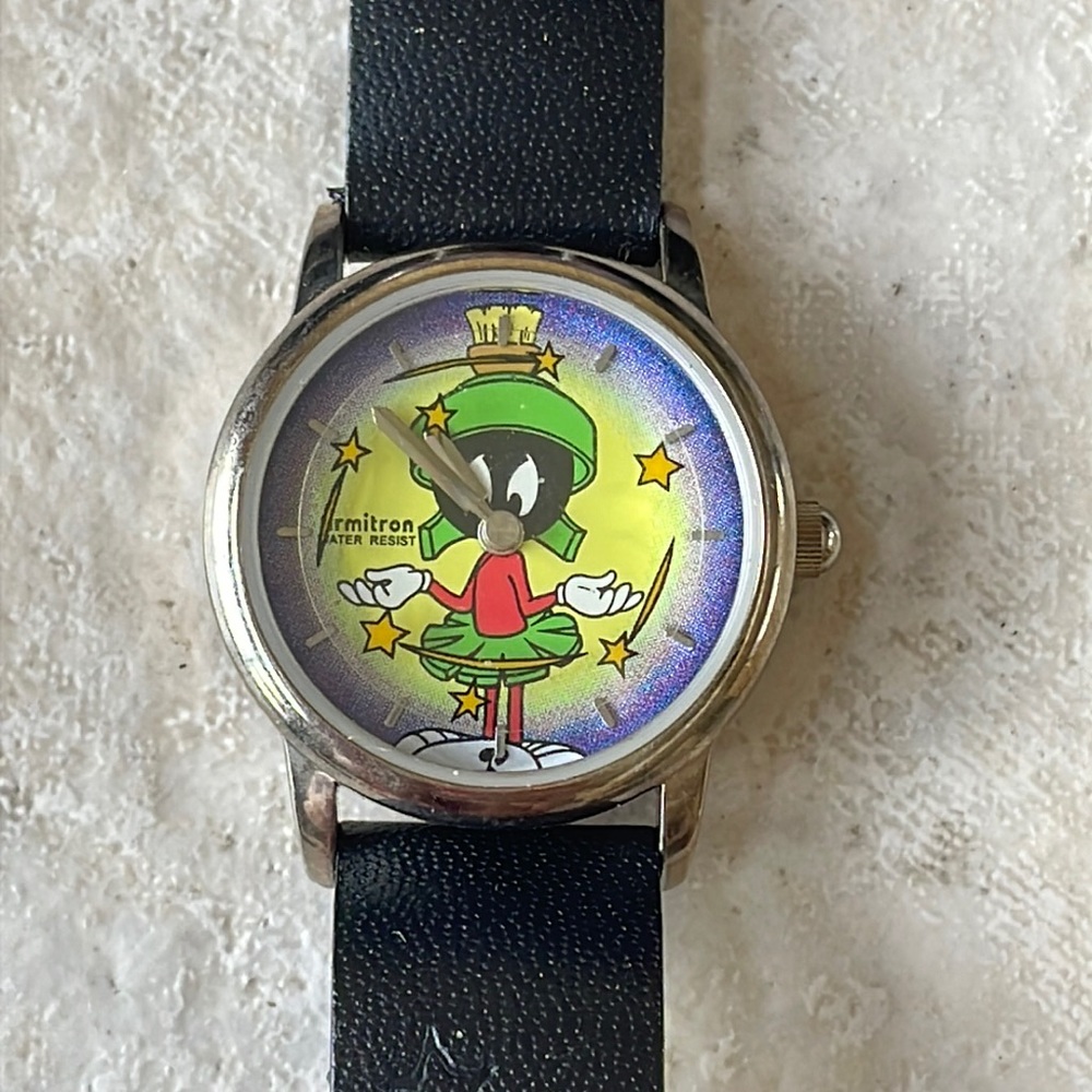 Marvin The Martian Watch Looney Toons Armitron Spinni… - Gem